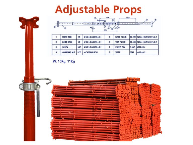 Scaffolding (Adjustable Props) – SM and Rahmani Building Materials ...